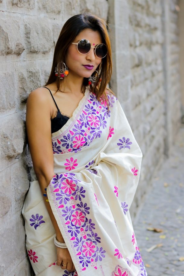 Modern Nari in a Saree Ft. Unnati Silks | Fashionistha