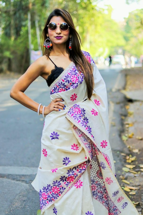 Modern Nari in a Saree Ft. Unnati Silks | Fashionistha